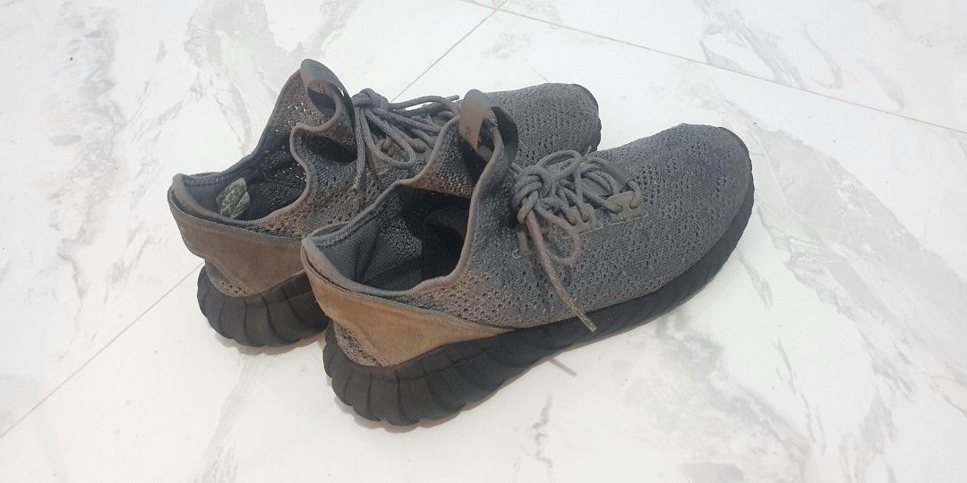 Adidas Tubular Doom Grey Reflector (Rare), Fesyen Pria, Sepatu , Sneakers di Carousell