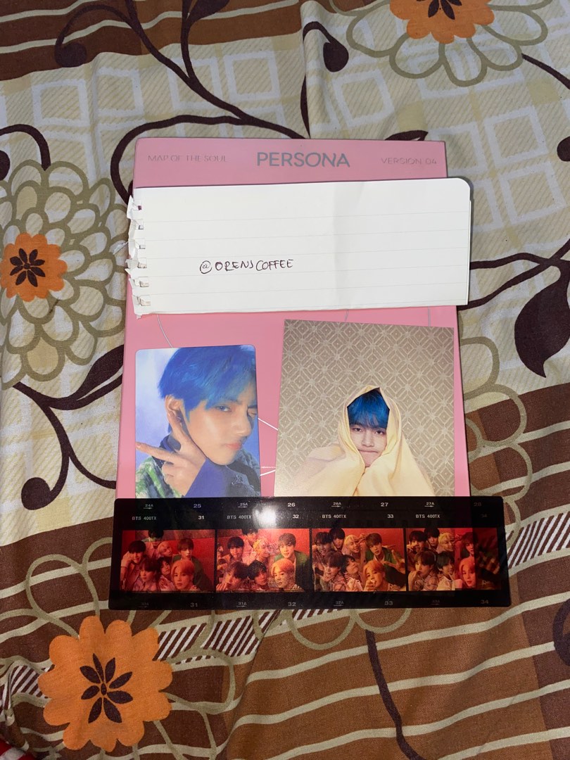 Album bts persona ver.4 full set poster, K-Wave di Carousell