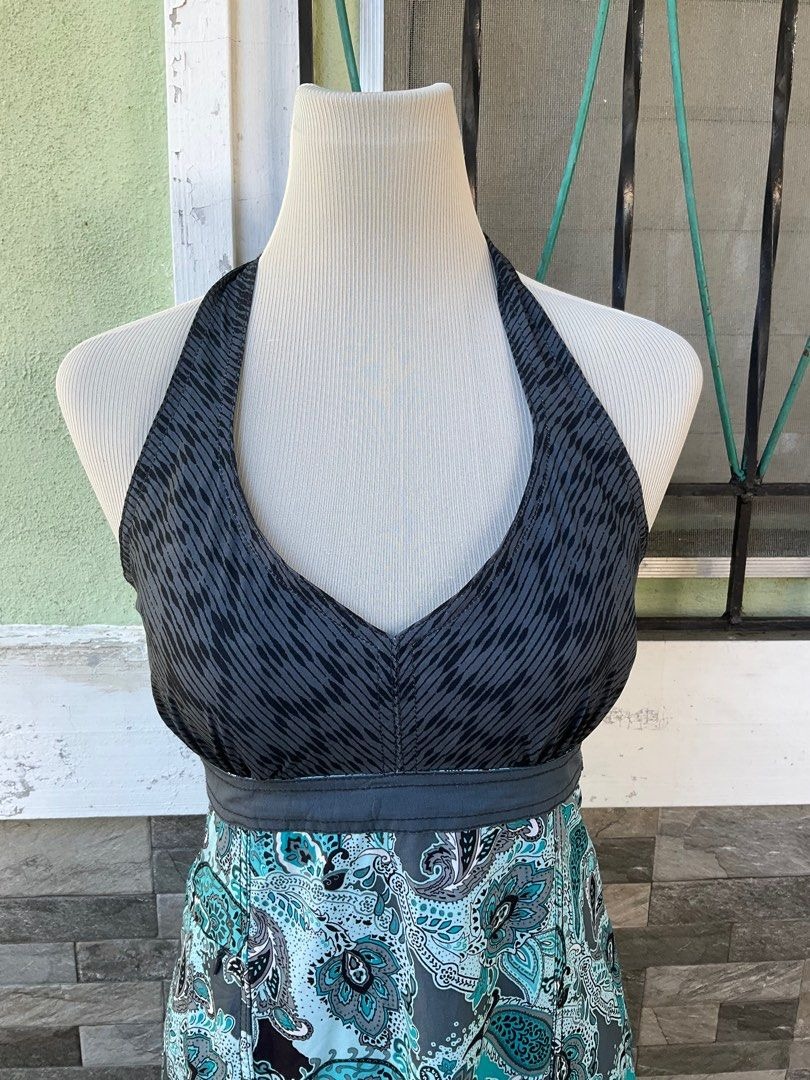 Athleta halter neck Beachdress - Sundress Beach halter dress Paisely ...