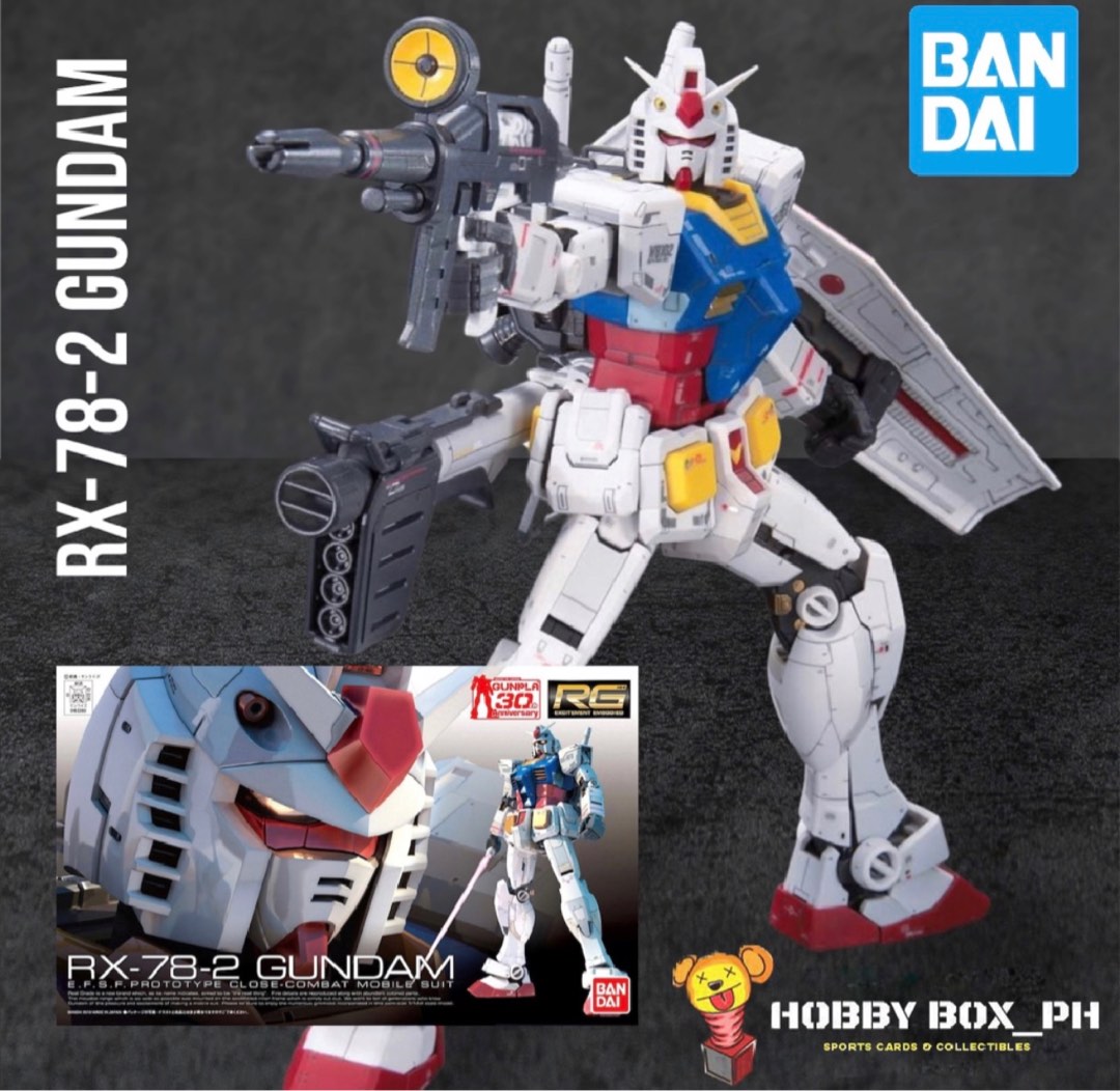 BANDAI Real Grade GUNDAM 1/144 RX-78-2 Prototype Close-Combat Mobile ...