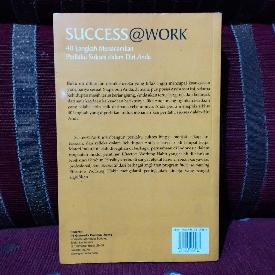 Buku Success @Work Freddy Liong Original, Buku & Alat Tulis, Buku di ...