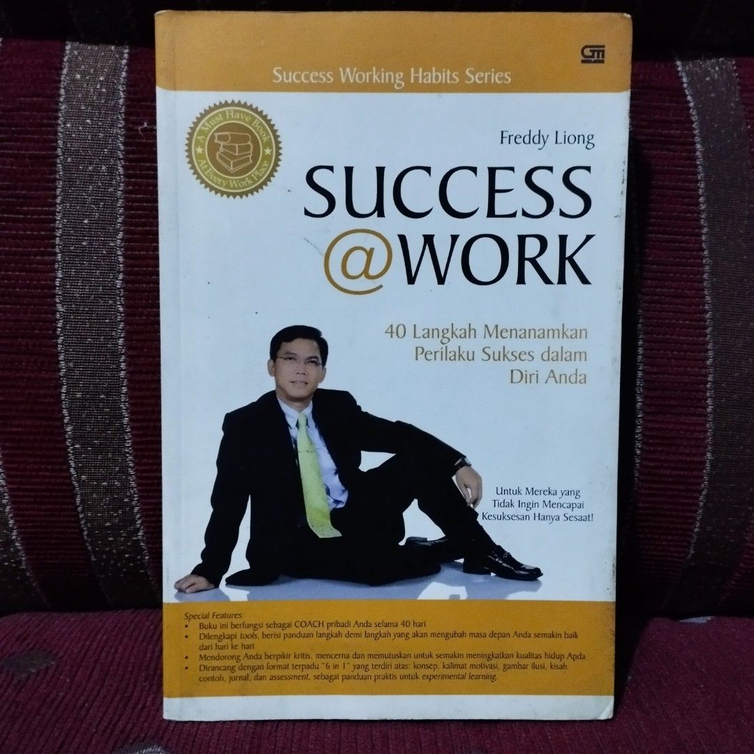 Buku Success @Work Freddy Liong Original, Buku & Alat Tulis, Buku di ...