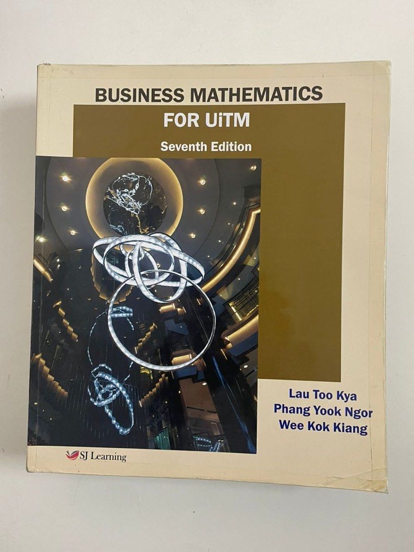 Business Mathematics For Uitm, Hobbies & Toys, Books & Magazines ...