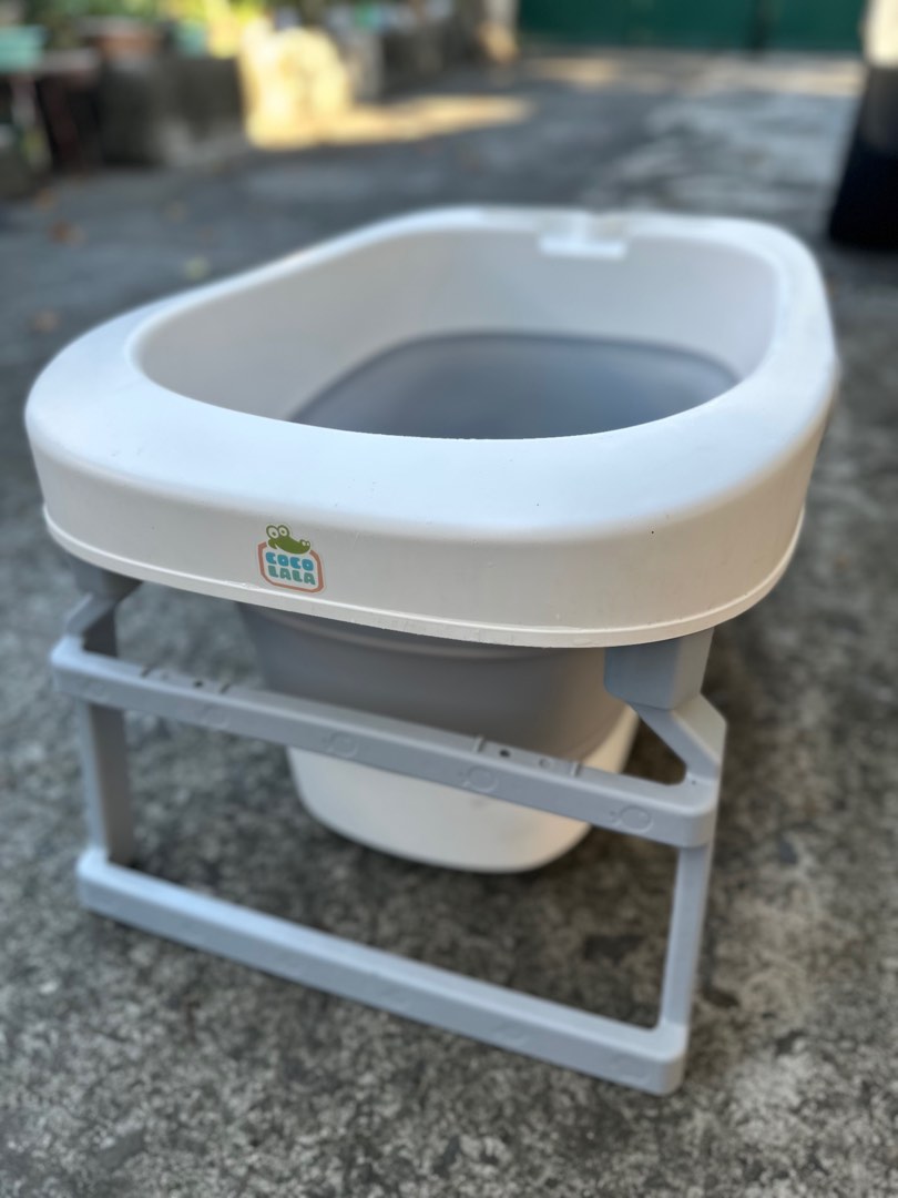 Coco Lala Foldable Bathtub, Babies & Kids, Bathing & Changing, Bathtub ...