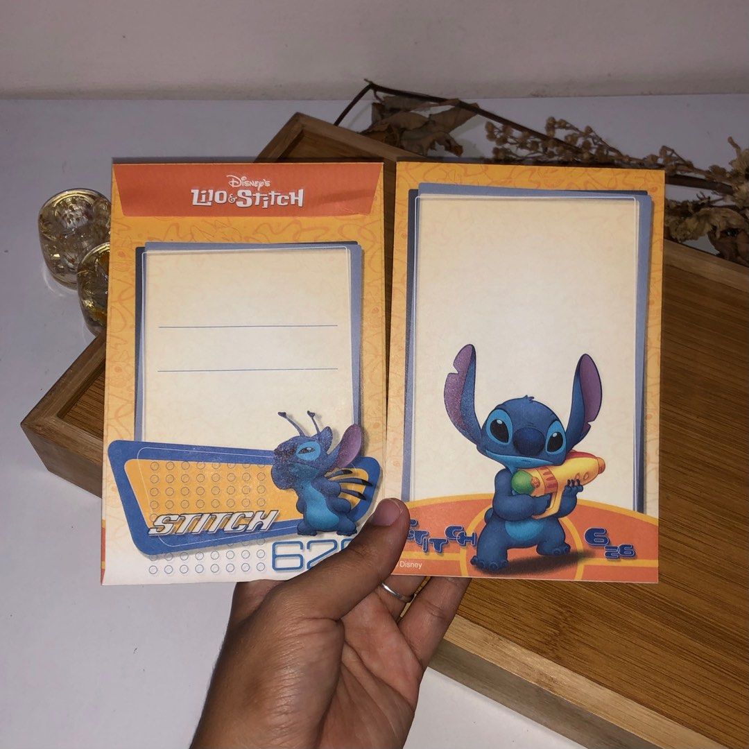 Disney Lilo and Stitch Letter Set with Envelopes, Hobbies & Toys ...