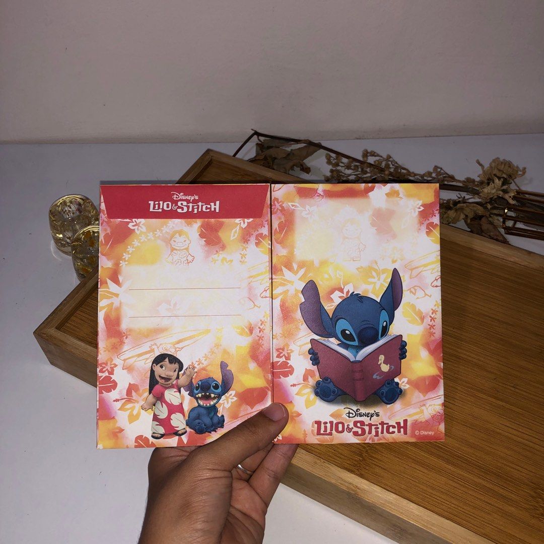 Disney Lilo and Stitch Letter Set with Envelopes, Hobbies & Toys ...