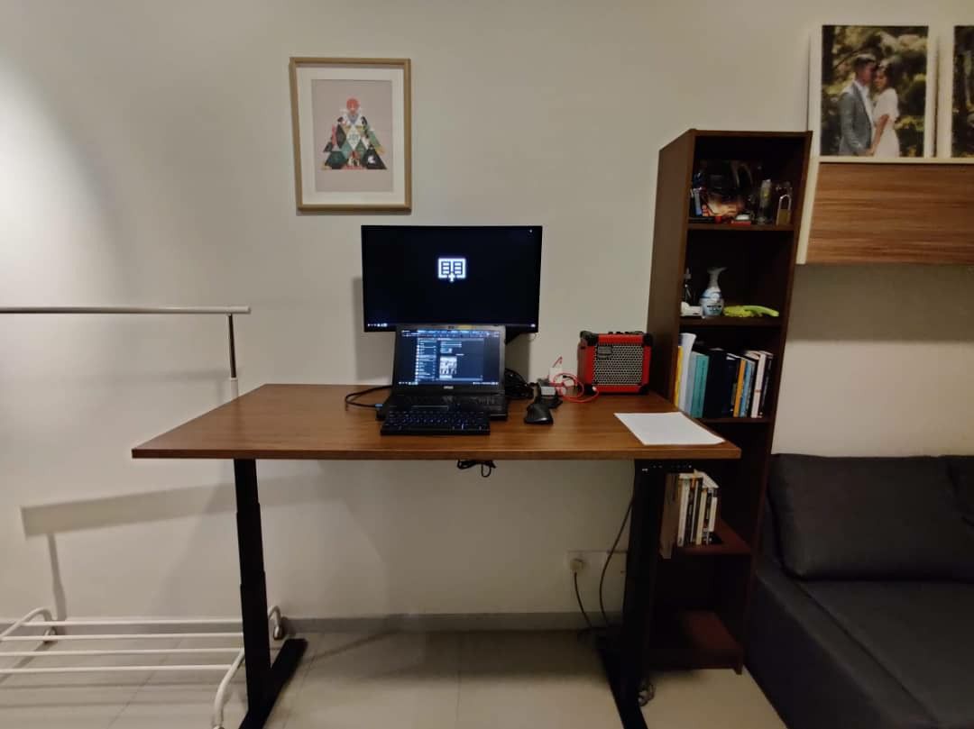 EVIS Smart Desk (Standing Desk), Furniture & Home Living, Furniture ...