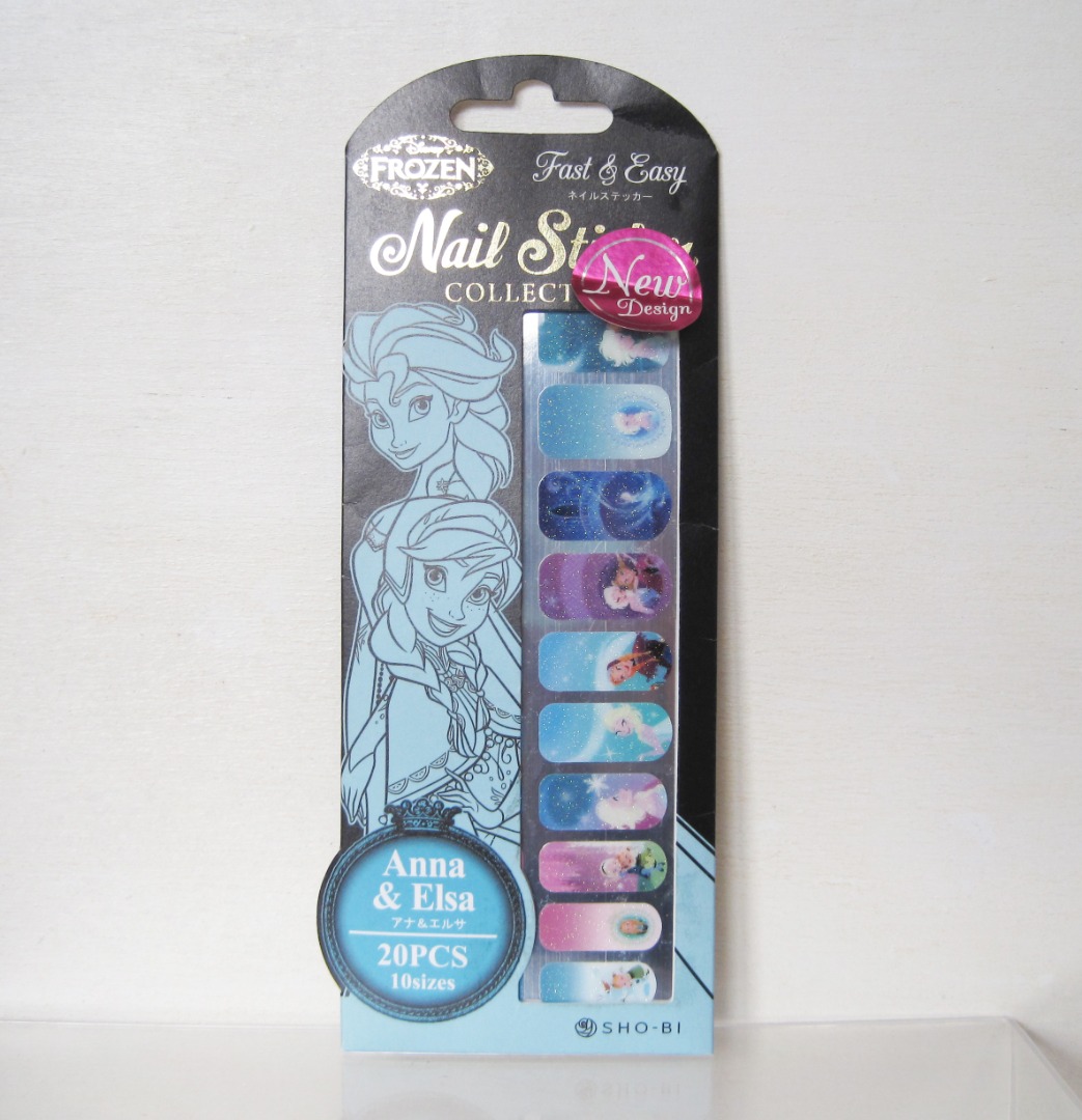 Frozen Elsa and Anna Nail Sticker, Beauty & Personal Care, Hands ...
