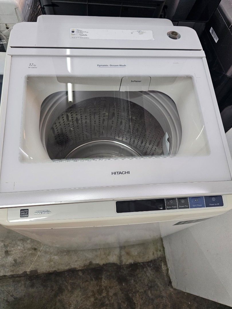 Hitachi inverter 12kg washing machine, TV & Home Appliances, Washing ...