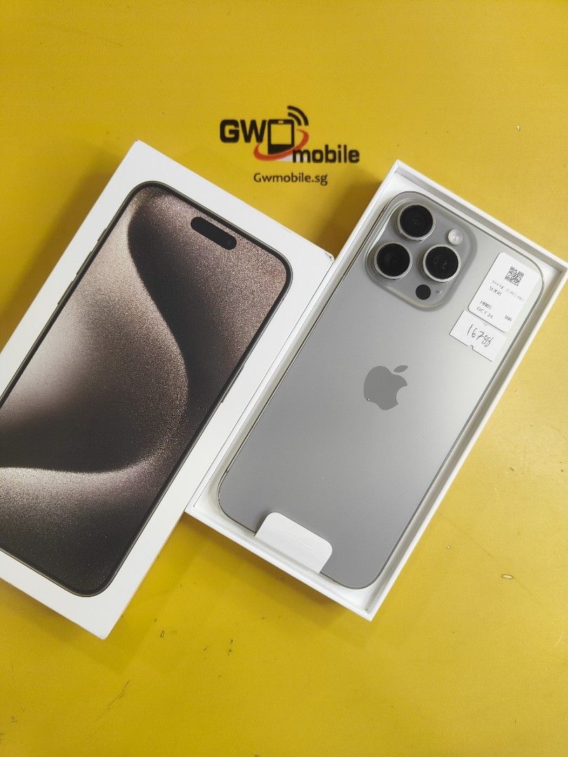 iPhone 15 Pro Max Natural Titanium 512GB, Mobile Phones & Gadgets ...