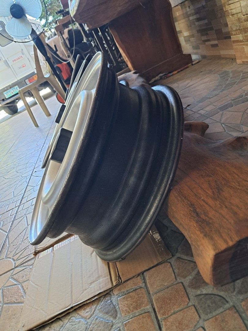 L300 FB Steel Rims, Car Parts & Accessories, Mags and Tires on Carousell
