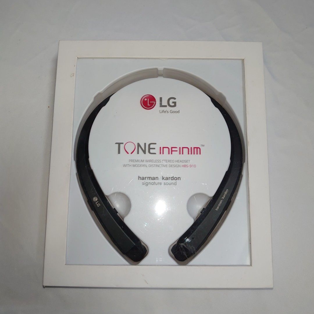 LG tone infinim harman kardon HBS-910 wireless headset, Audio ...