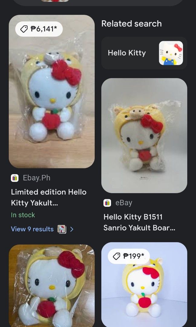Limited edition Hk Yakult Sanrio Plush zodiac Plush hello kitty Japan ...
