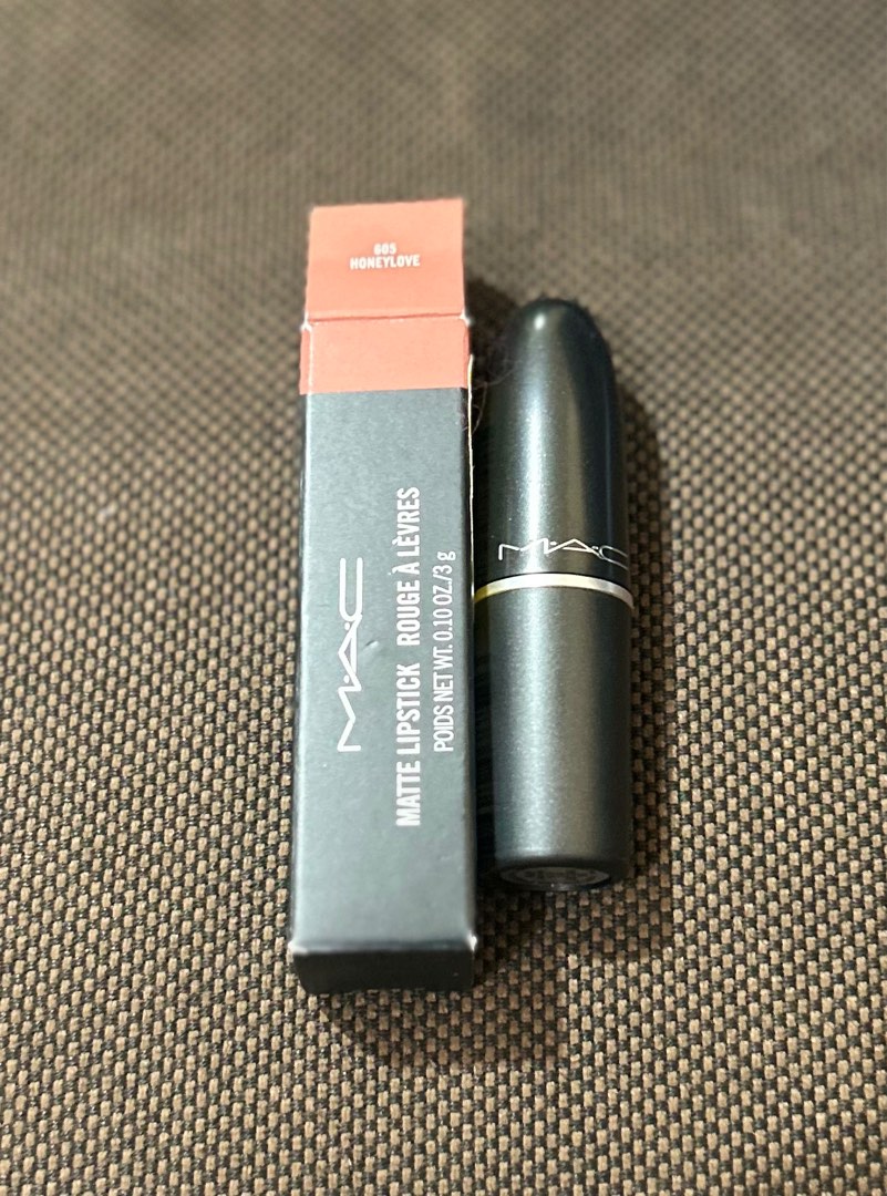 MAC Matte Lipstick in HONEYLOVE shade 605, Beauty & Personal Care, Face ...