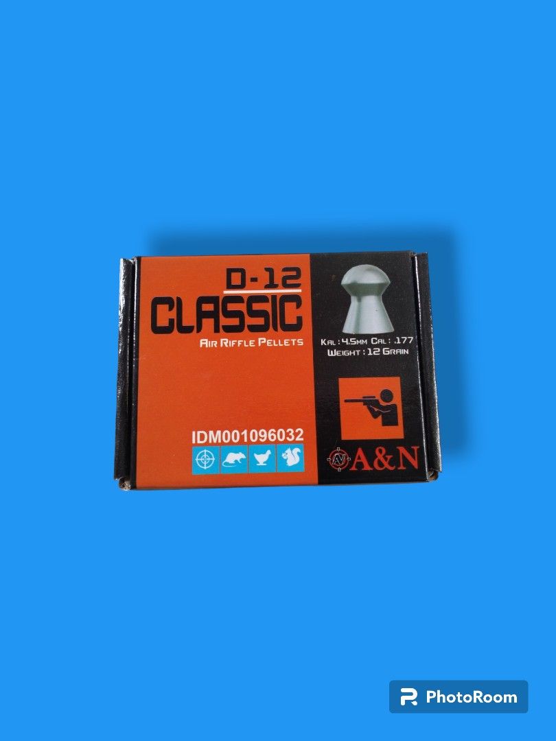 Mimis peluru senapan angin D - 12 classic, Olah Raga, Perlengkapan ...