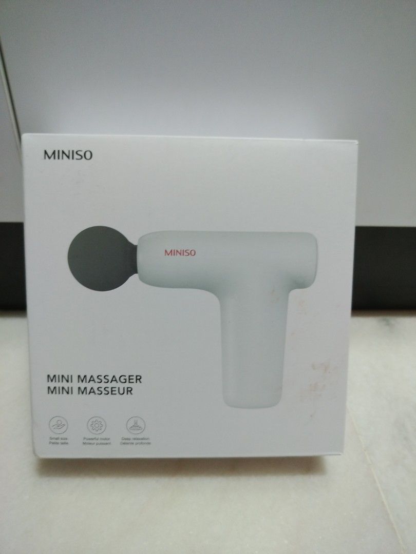 Miniso Mini Massager, Health & Nutrition, Massage Devices on Carousell