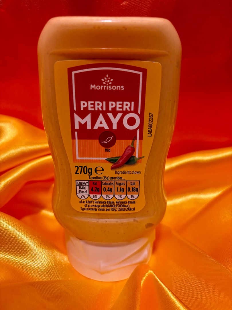 Morrisons Peri Peri Mayo Mild 270g (Imported from UK), Food & Drinks ...