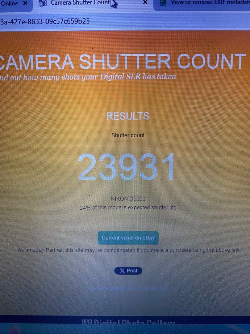 Nikon D5000 (Low Shutter Count), Photography, Cameras on Carousell