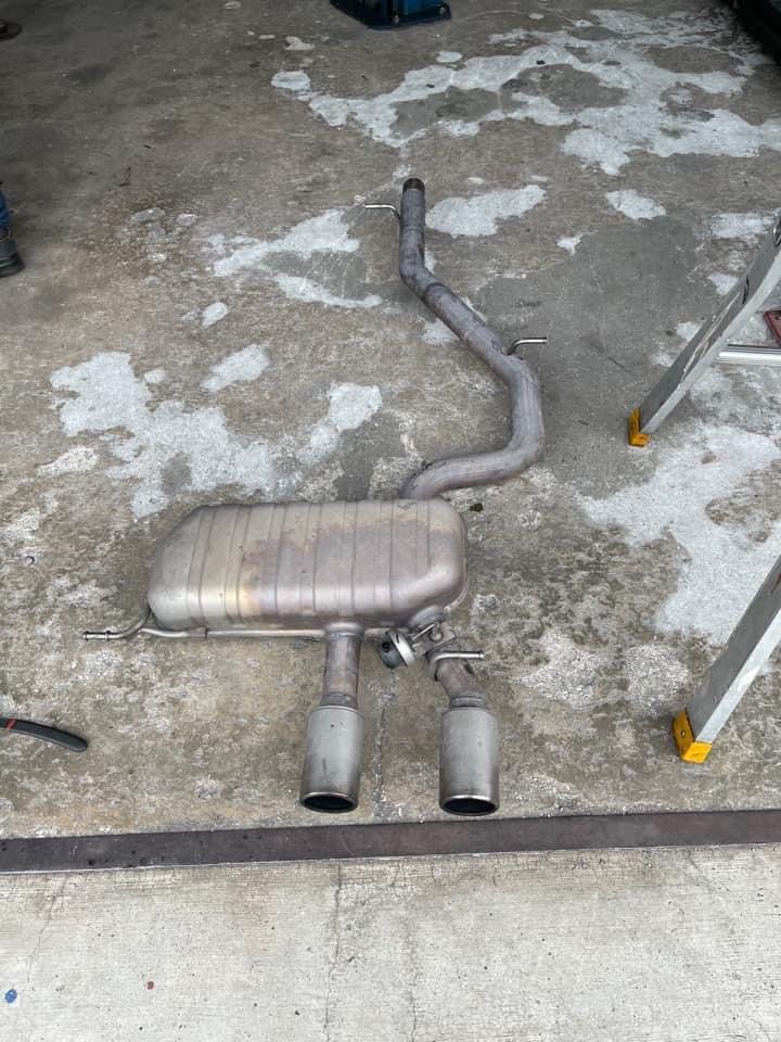 Original Mk6 r Exhaust, Auto Accessories on Carousell