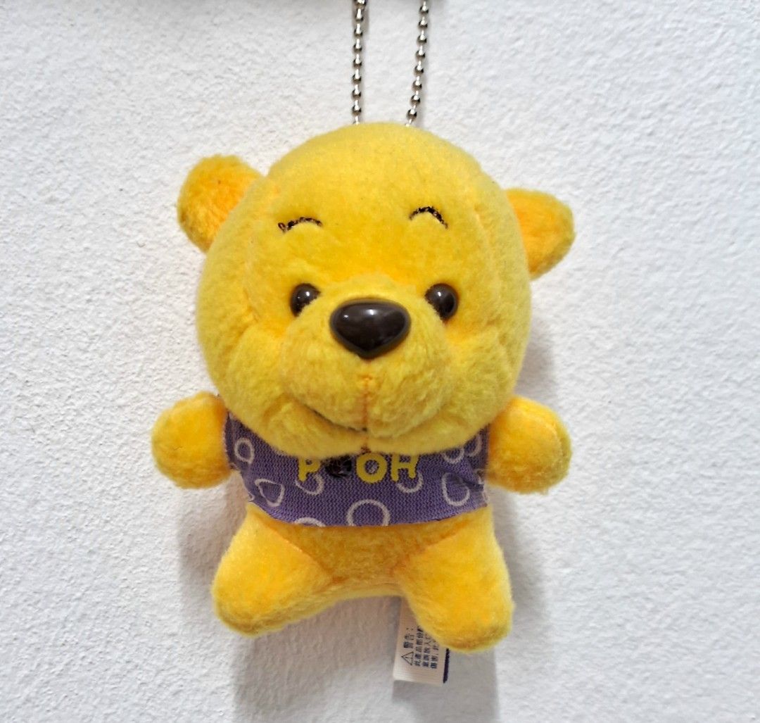 POOH KEYCHAIN KAWAII PLUSH, Hobbies & Toys, Toys & Games on Carousell
