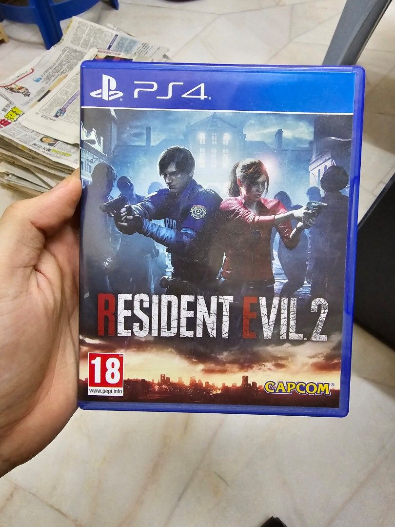 PS4 Resident Evil 2 Remake Biohazard 2 | RE2 (English/Chinese), Video Gaming, Video Games ...
