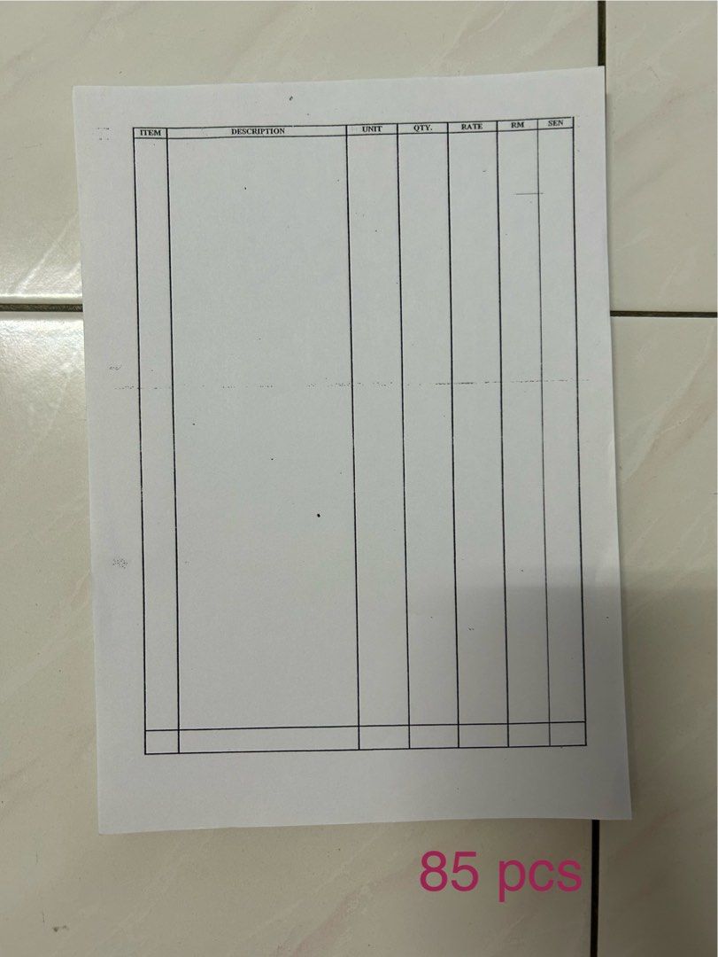 QS Bill of Quantities, Taking-off Paper, Reinforcement Schedule ...