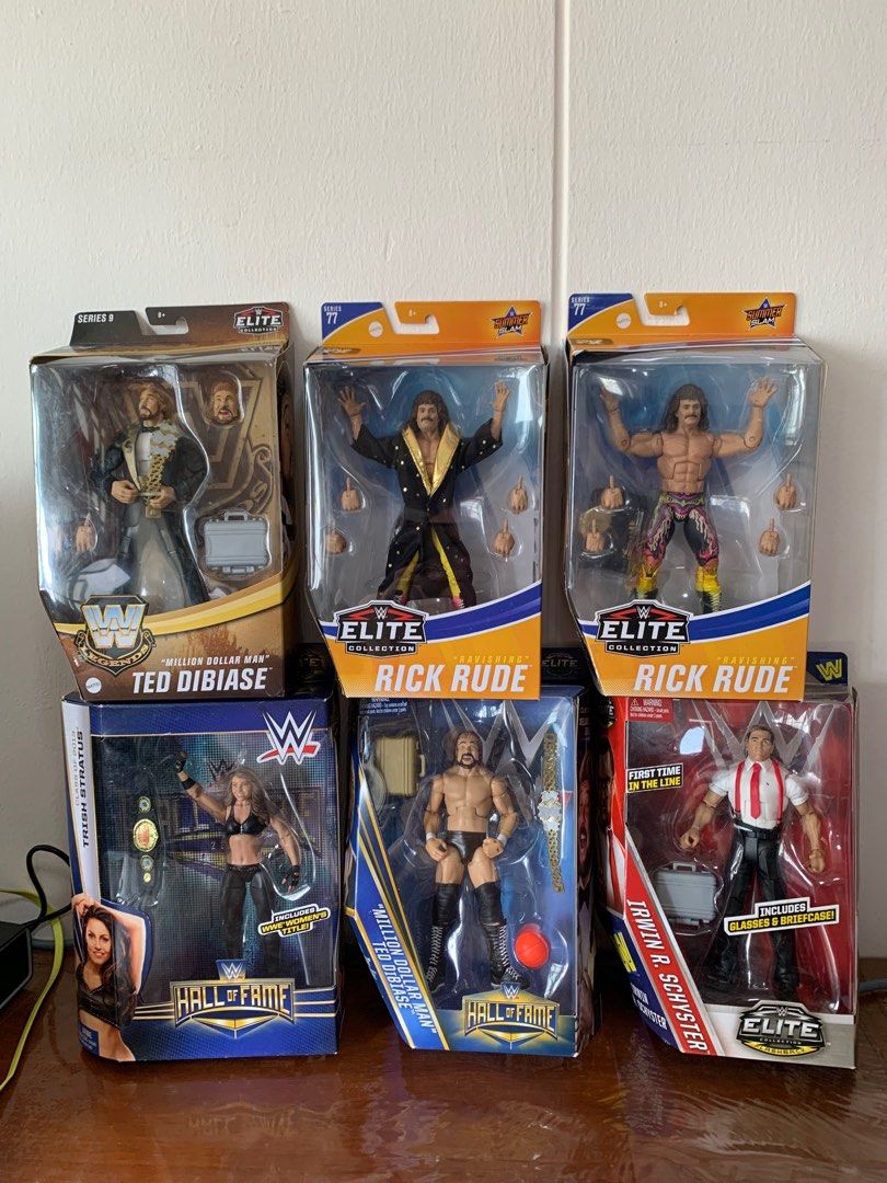 [WHOLE SET CLEARANCE SALE!!! RARE COLLECTION!!] - WWE Mattel Elite Legend Series Hall of Fame ...