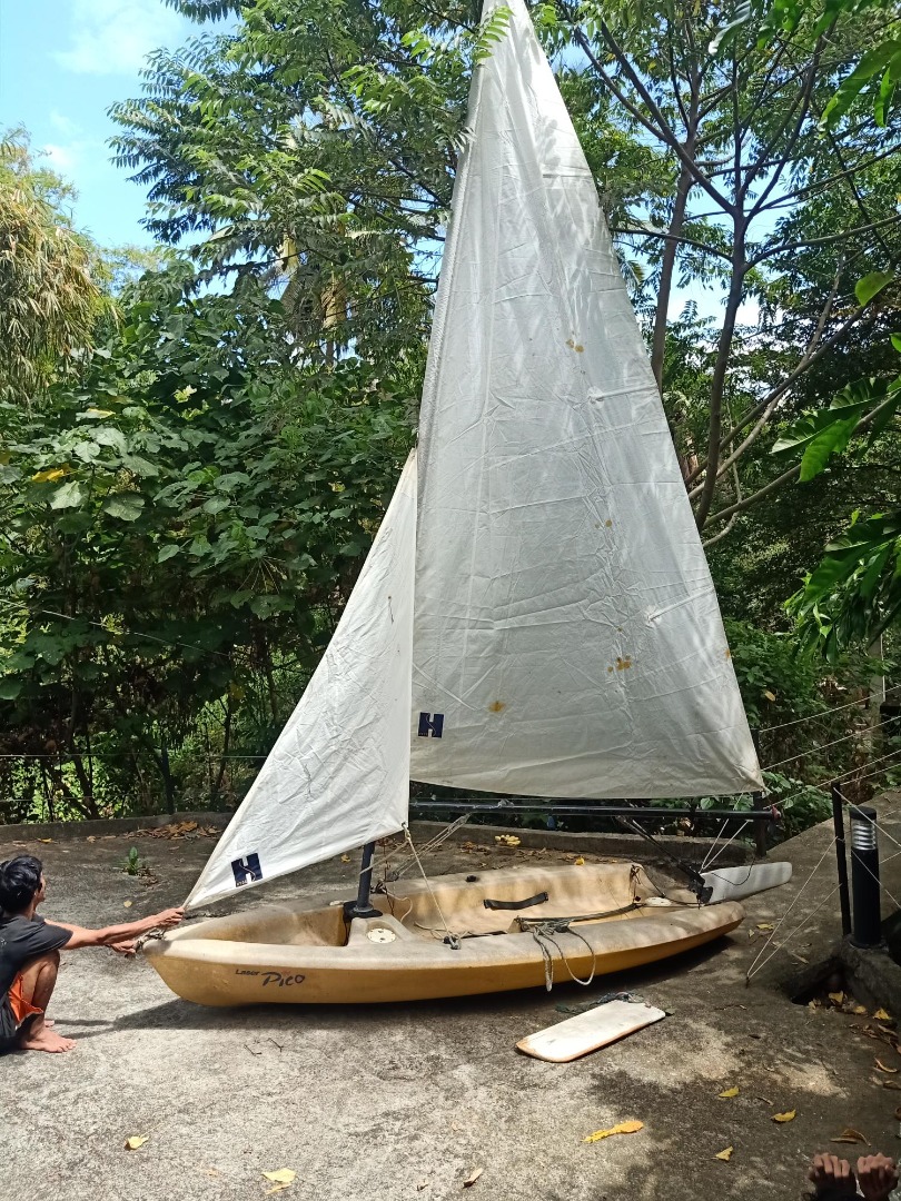 sail boat sailboat laser pico, Sports Equipment, Sports & Games, Water ...