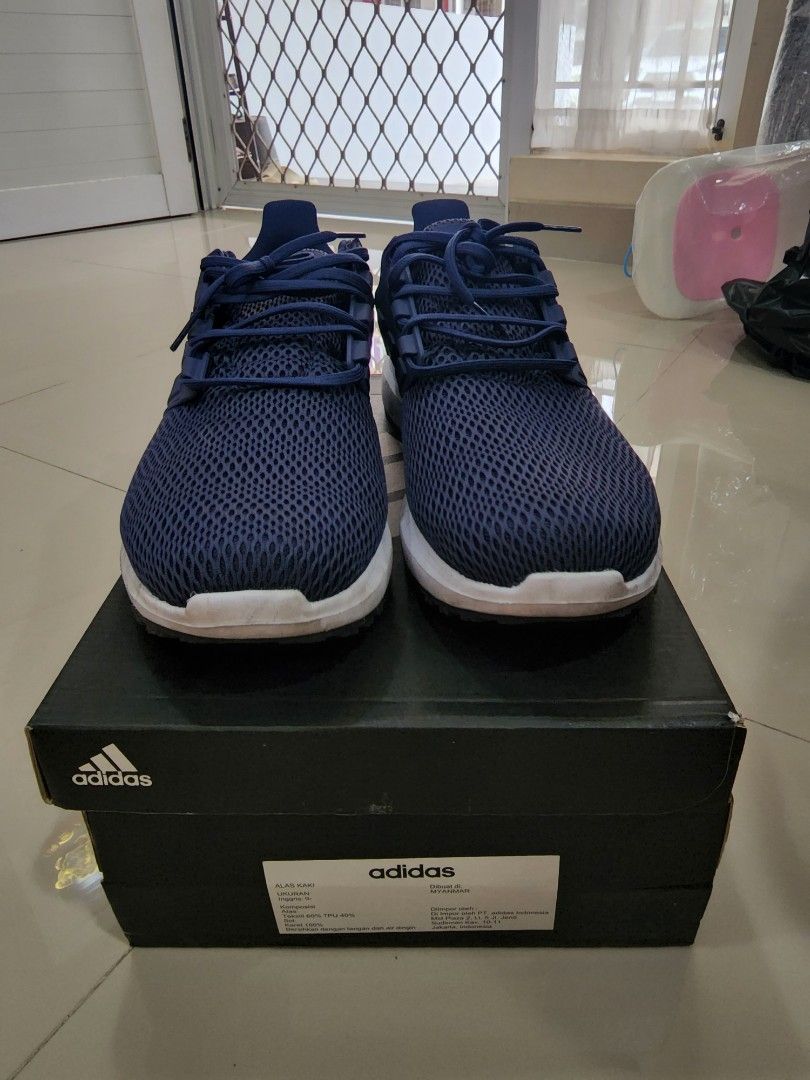 Sepatu Adidas Original Sport Station Navy Bekas Mulus Pemakaian Ringan ...