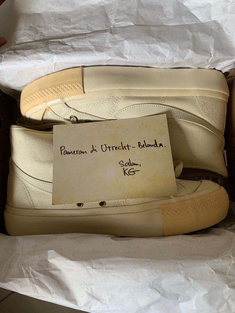 SEPATU COMPASS GAZELLE HIGH CREAM, Men's Fashion, Footwear, Sneakers on ...