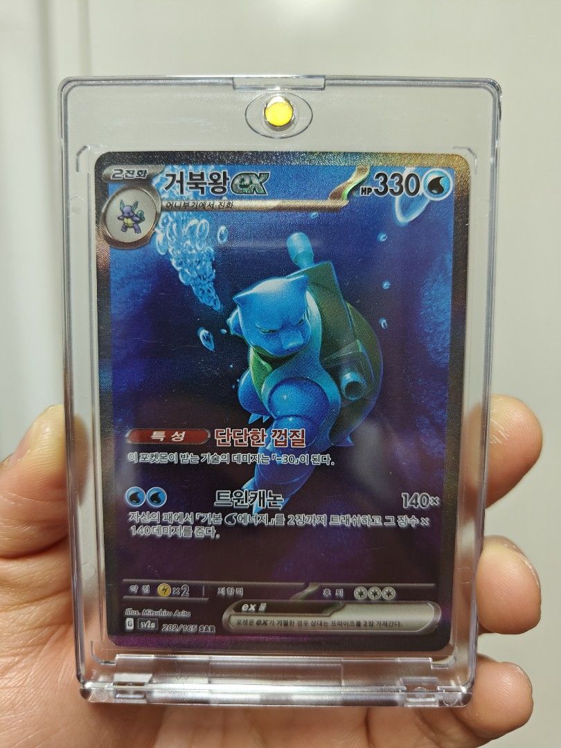 Squirtle Wartortle Blastoise AR SAR Korean Pokemon 151 Scarlet & Violet 151 set, Hobbies & Toys ...