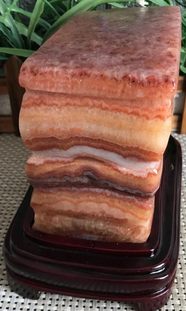 Rare Braised Pork Belly ( Dong Po Rou) Meat-shaped stone, Women's ...