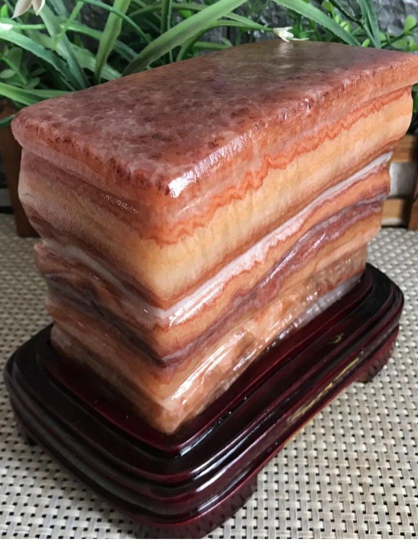 Rare Braised Pork Belly ( Dong Po Rou)Meat-shaped stone, Hobbies & Toys ...