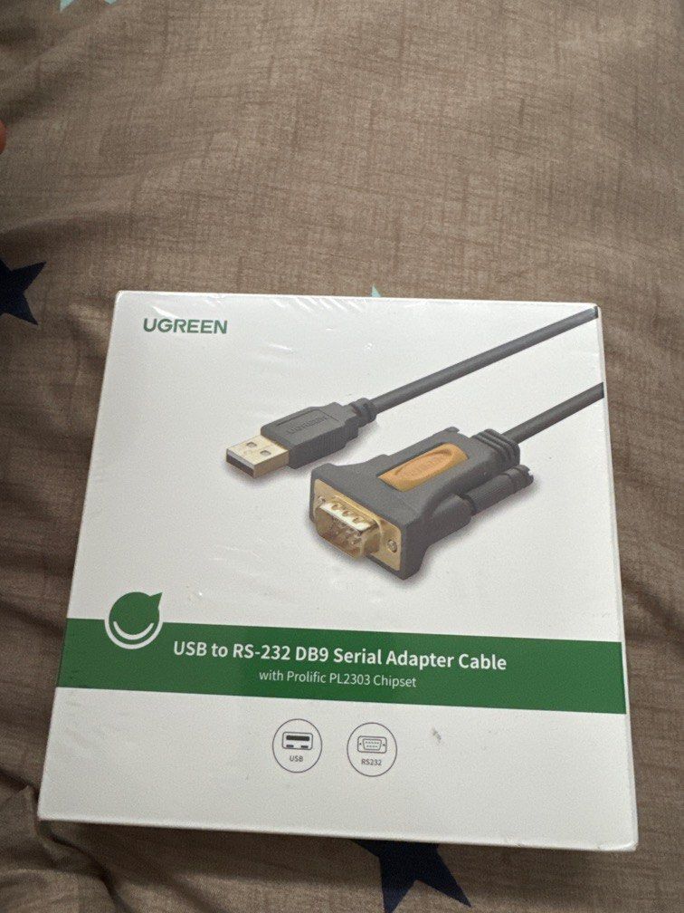 Usb To Rs 232 Db9 Serial Adapter Cable Computers And Tech Parts And Accessories Cables And Adaptors