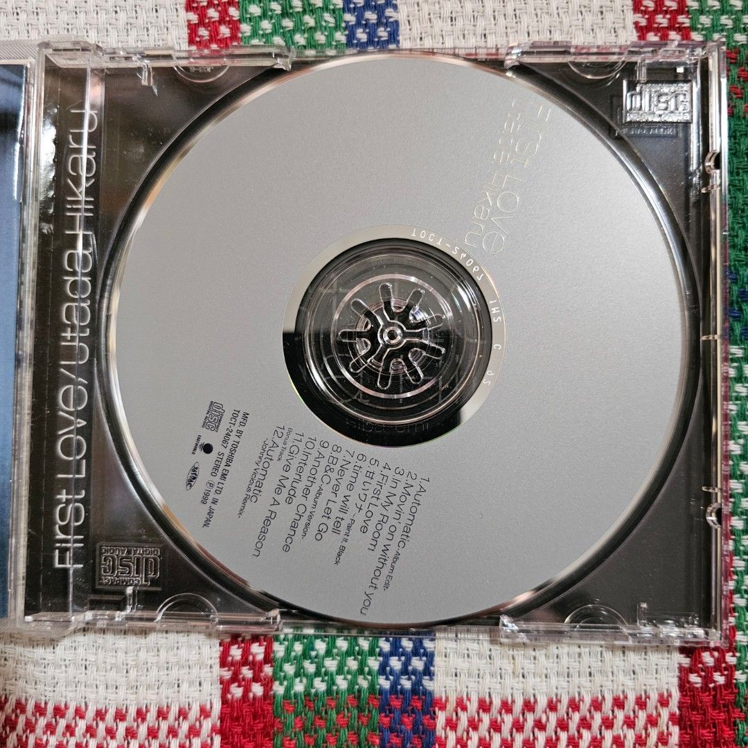 Utada Hikaru - First Love - CD Mint, Hobbies & Toys, Music & Media, CDs & DVDs on Carousell