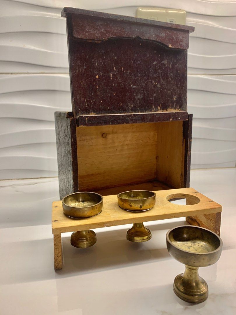 Vintage Japanese Rice Offering Cup Buddhist Altar Fitting Butsugu ...