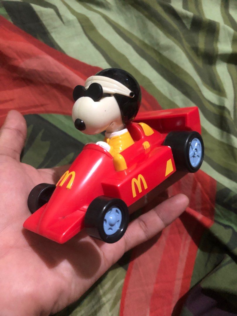 Vintage snoopy racer mcdonalds, Hobbies & Toys, Toys & Games on Carousell