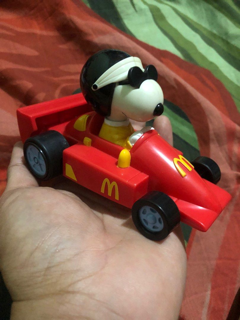 Vintage snoopy racer mcdonalds, Hobbies & Toys, Toys & Games on Carousell