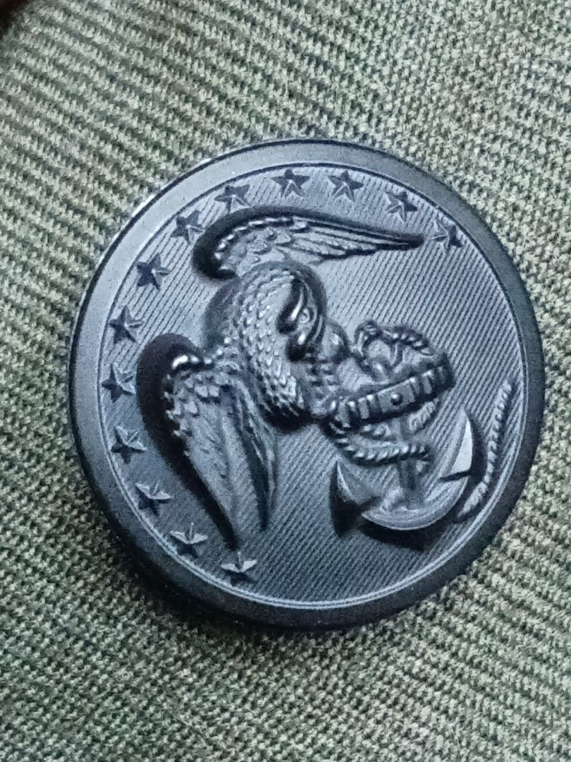 Vintage USMC Marine Corps Button 45 Ligne - Bakelite., Men's Fashion ...