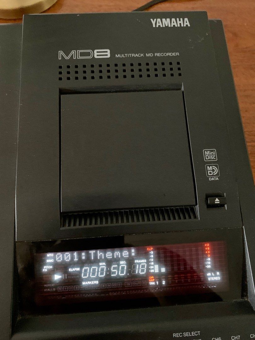 Yamaha MD8 Multitrack Mini Disc Recorder, Audio, Portable Music Players on Carousell
