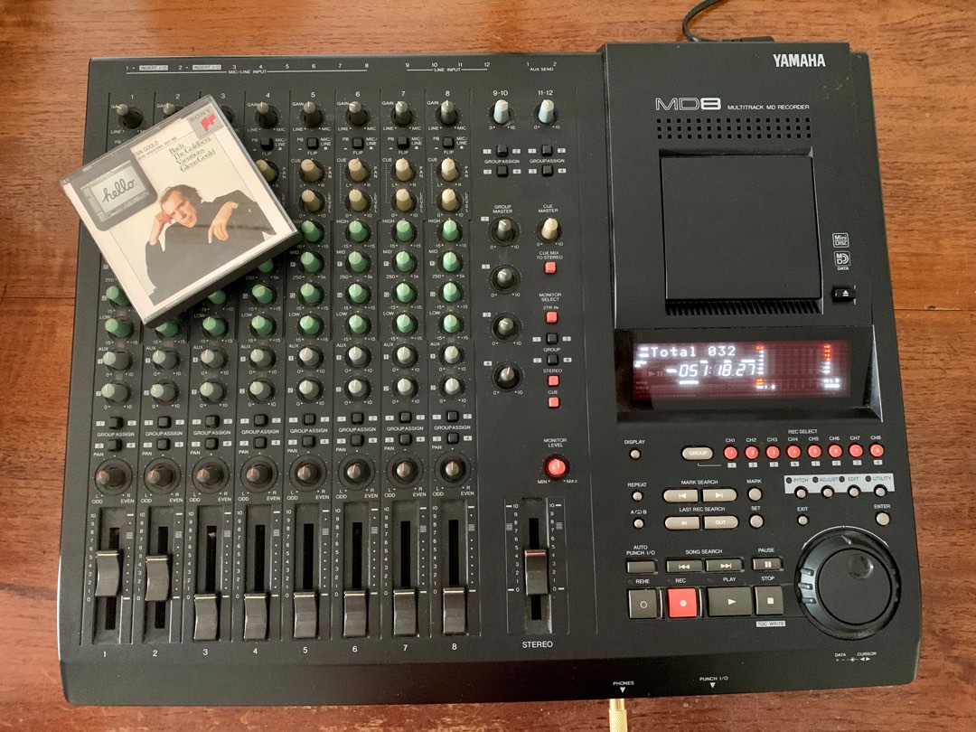 Yamaha MD8 Multitrack Mini Disc Recorder, Audio, Portable Music Players on Carousell