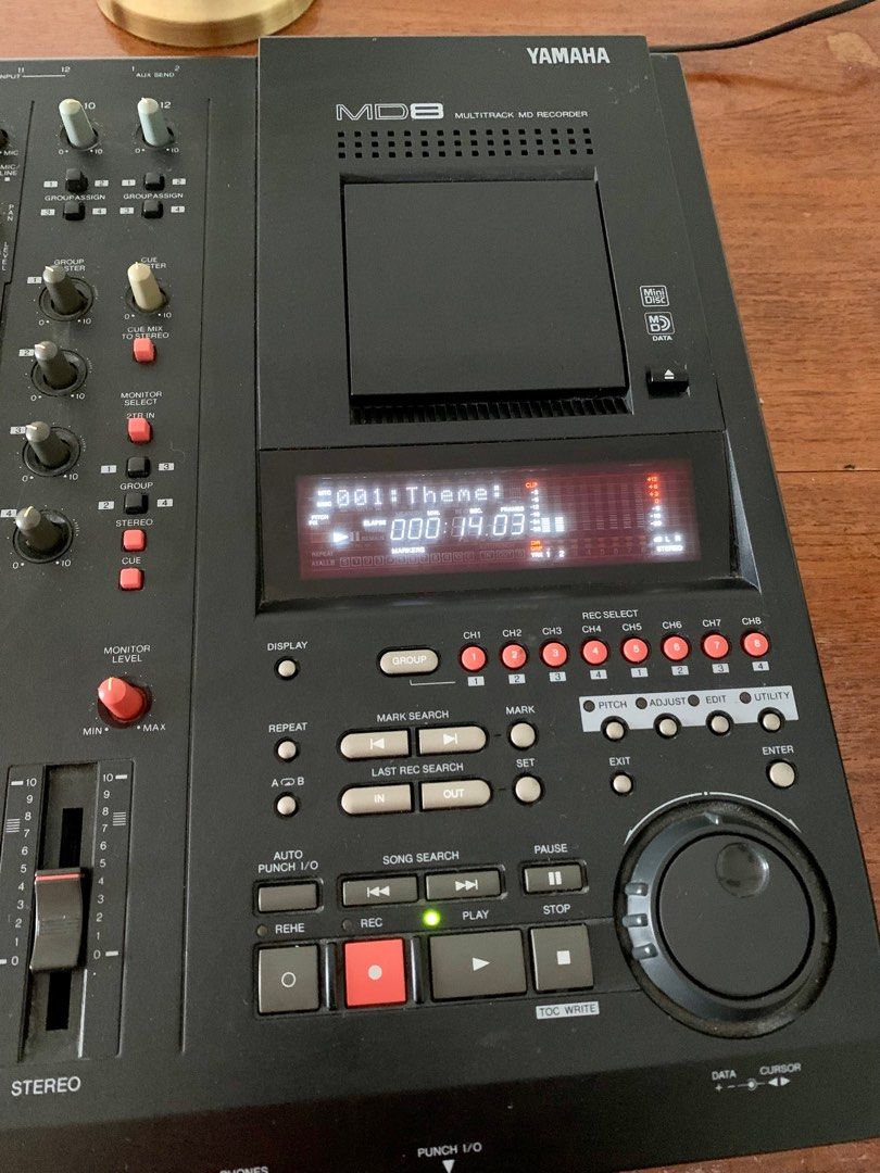 Yamaha MD8 Multitrack Mini Disc Recorder, Audio, Portable Music Players on Carousell