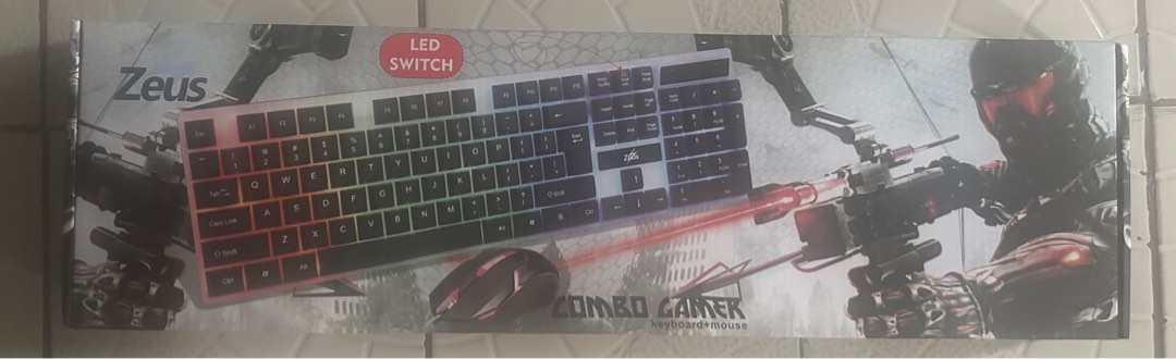 Zeus Combo Gamer Keyboard and Mouse K001, Computers & Tech, Parts ...