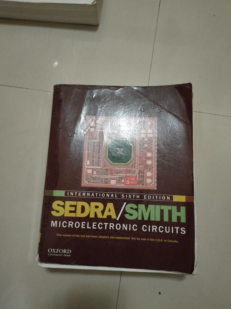 微電子 電子學 《Microelectronic Circuits 6e 》 2011-Sedra/Smith, 書籍、休閒與玩具, 書本及 ...
