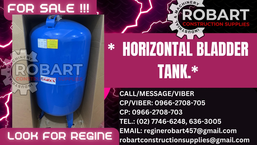* HORIZONTAL BLADDER TANK.*, Commercial & Industrial, Construction ...