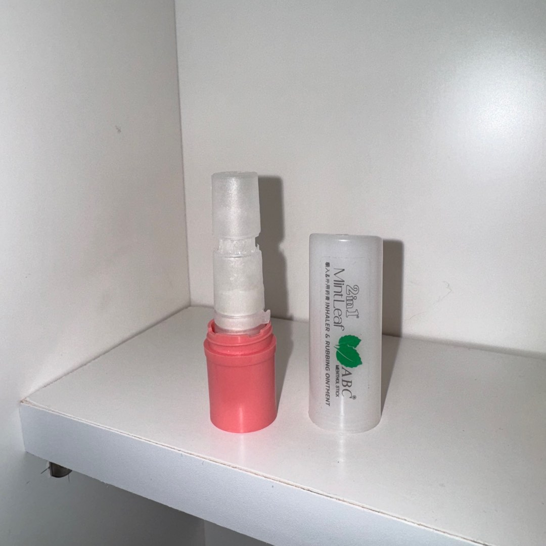 ABC Menthol Stick Inhaler Ointment Like New, Kesehatan & Kecantikan ...