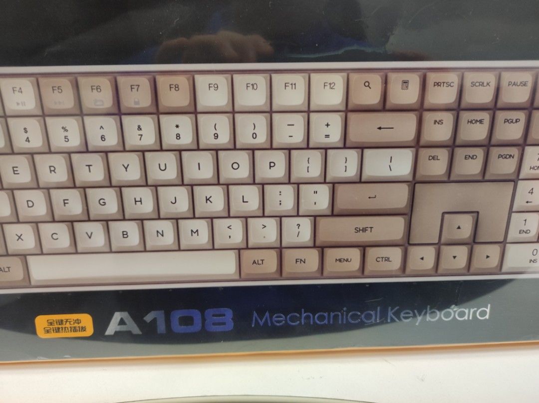 Aigo A108 Gaming Mechanical Keyboard 2.4G Wireless USB Type-C Wired ...