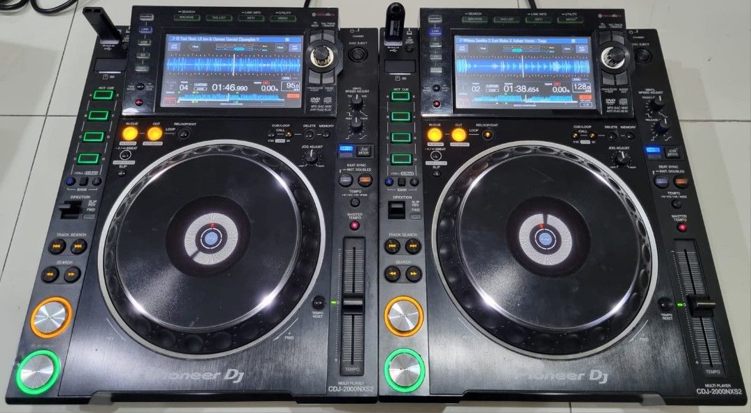 Alat DJ Pioneer CDJ 2000 Nexus 2 (x2) Touchscreen Set Club CDJ 2000NexusMK2 Rekordbox 2000Nexus2 ...