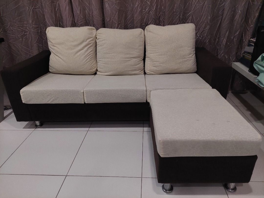 Beautiful L-shaped sofa set for sale, Furniture & Home Living ...