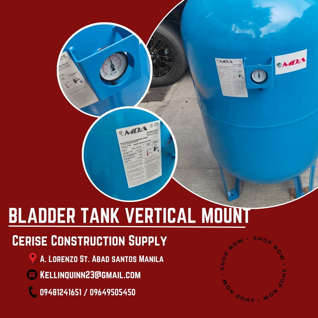 Bladder Tank Vertical Mount, Commercial & Industrial, Construction ...